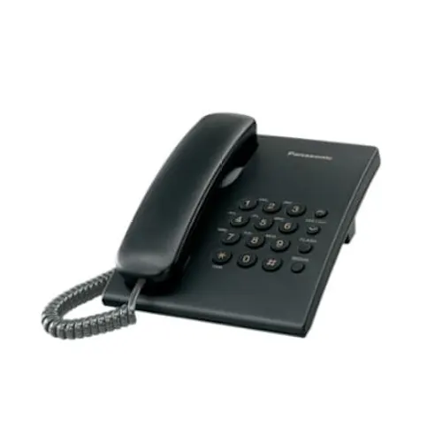 Panasonic Desk Intercom Phone KX-TS500MX - Black Non -display - Lasco Computers