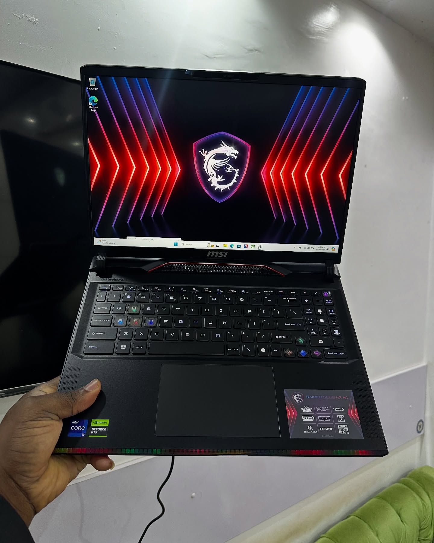 MSI Raider GE68HX 14VHG Gaming PC - Lasco Computers